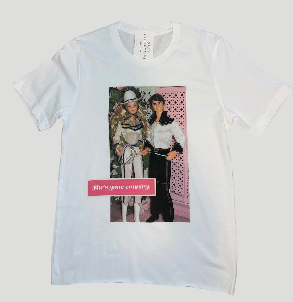 Barbie & Ken Tee – Gray Collective Bridal